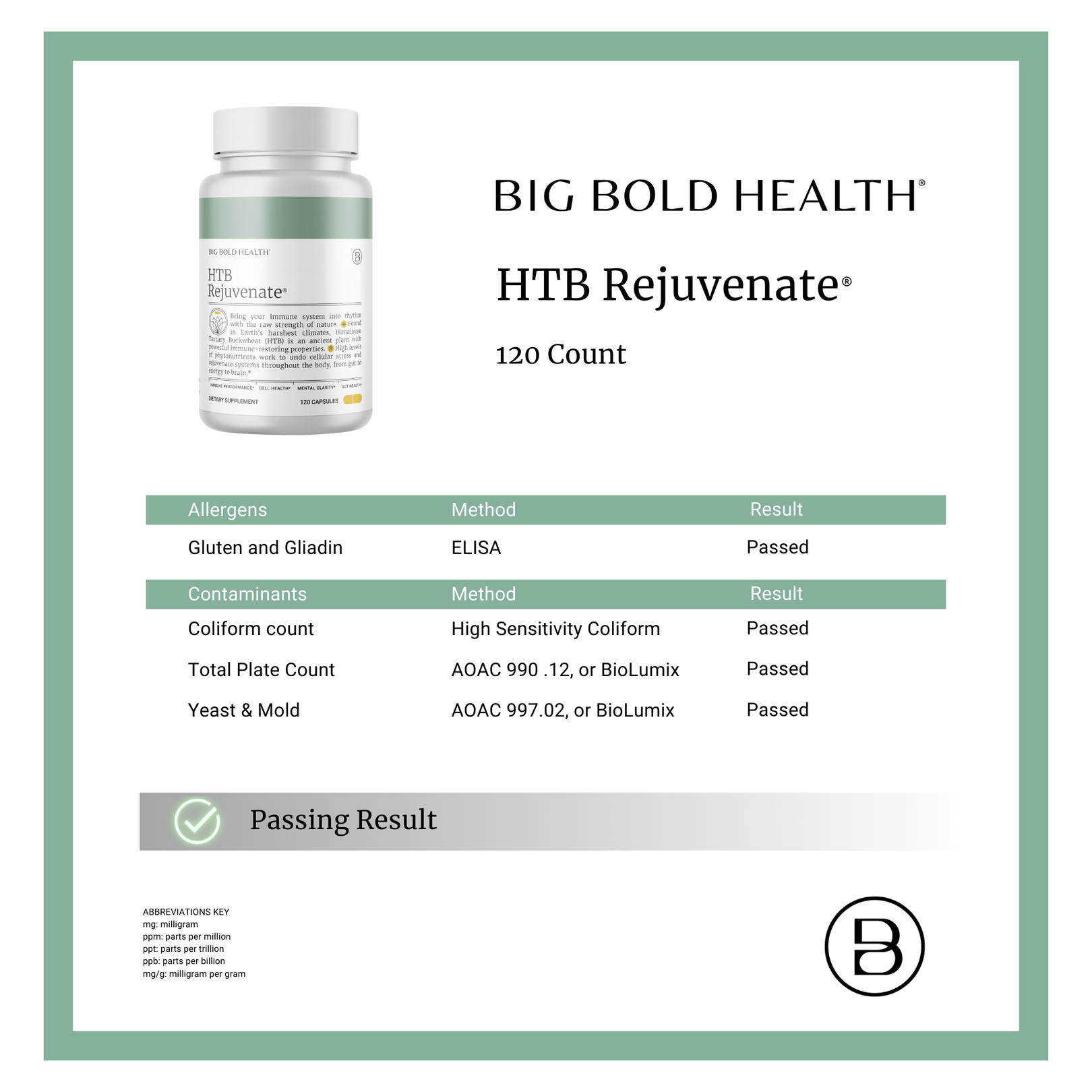 HTB Rejuvenate® – Big Bold Health